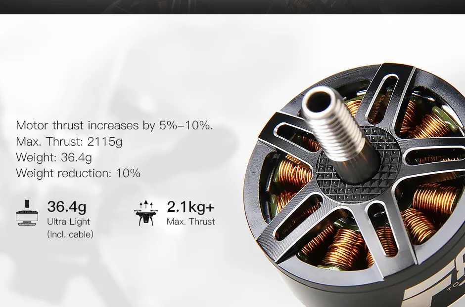 T-MOTOR Brushless Motor F80 PRO KV1900/ 2200/ 2500 for FPV Racing QUAD ...
