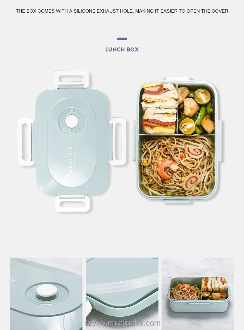 Environmentally Friendly Lunch Box Compartment Lunch Container ...