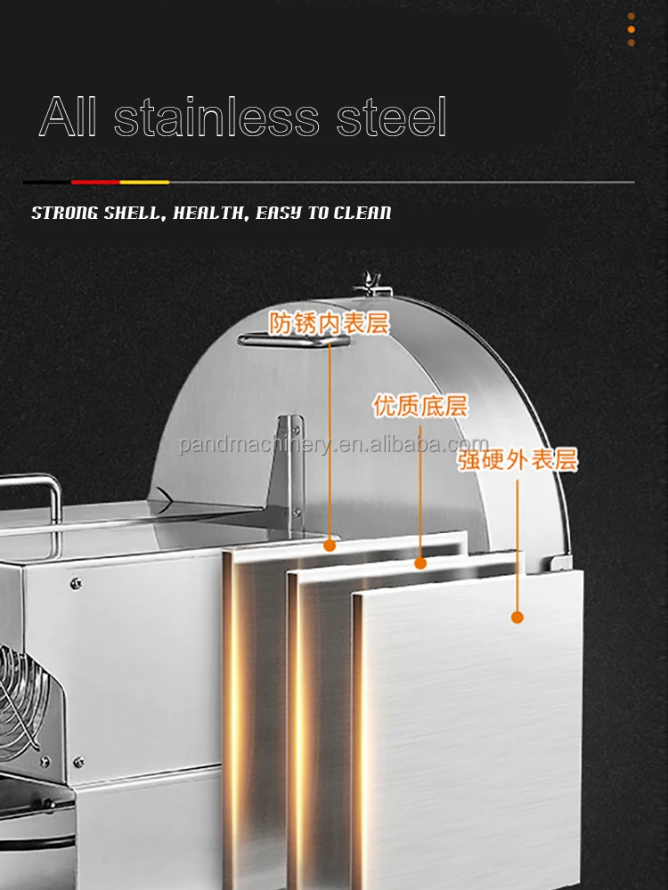 Automatic Fruit Lemon Potato Chip Slicer/cabbage Shredder/lotus Root ...