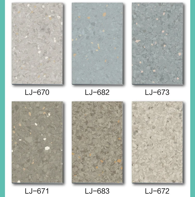 Durable Anti-Bacterial PVC Flooring Tile for Hospitals - Heterogeneous ...