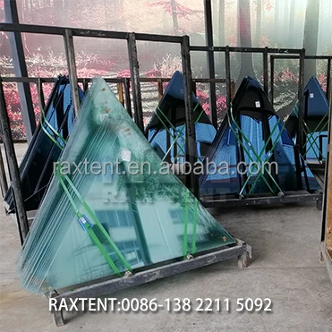 Luxury Glass Pyramid Tent for Glamping - Waterproof & Soundproof
