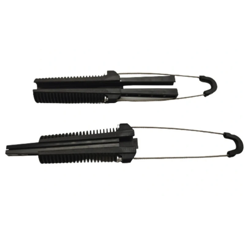 Ftth Nylon Optical Fiber Anchor Clamps Drop Cable Suspension Dead End ...