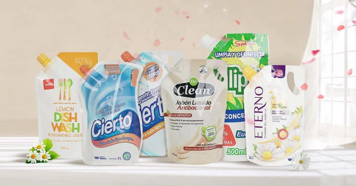 Custom Printed Shock Resistance Liquid Soap Packaging