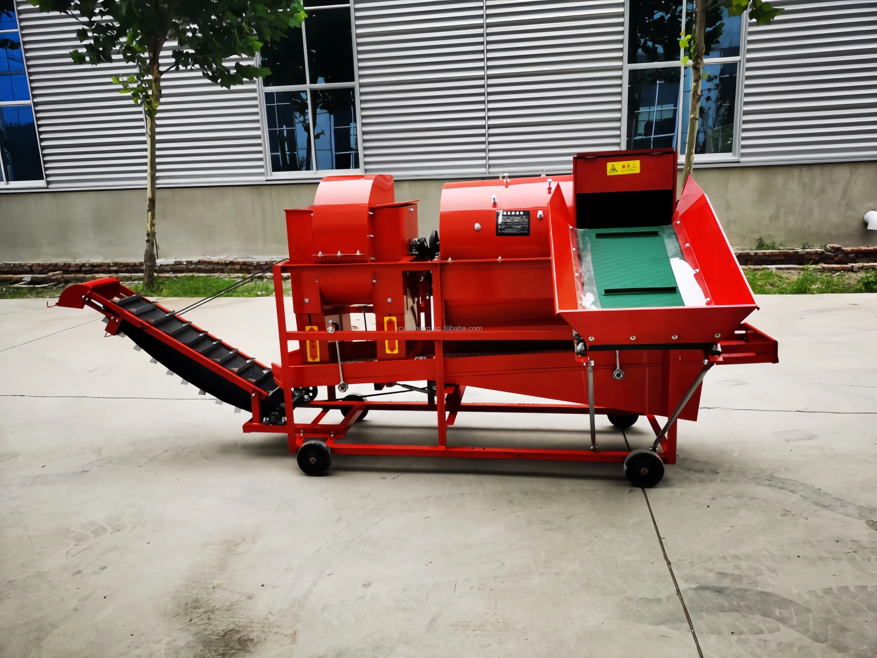 YS Automatic Mini Peanut Groundnut Picker Harvester Machine Gear Drive ...