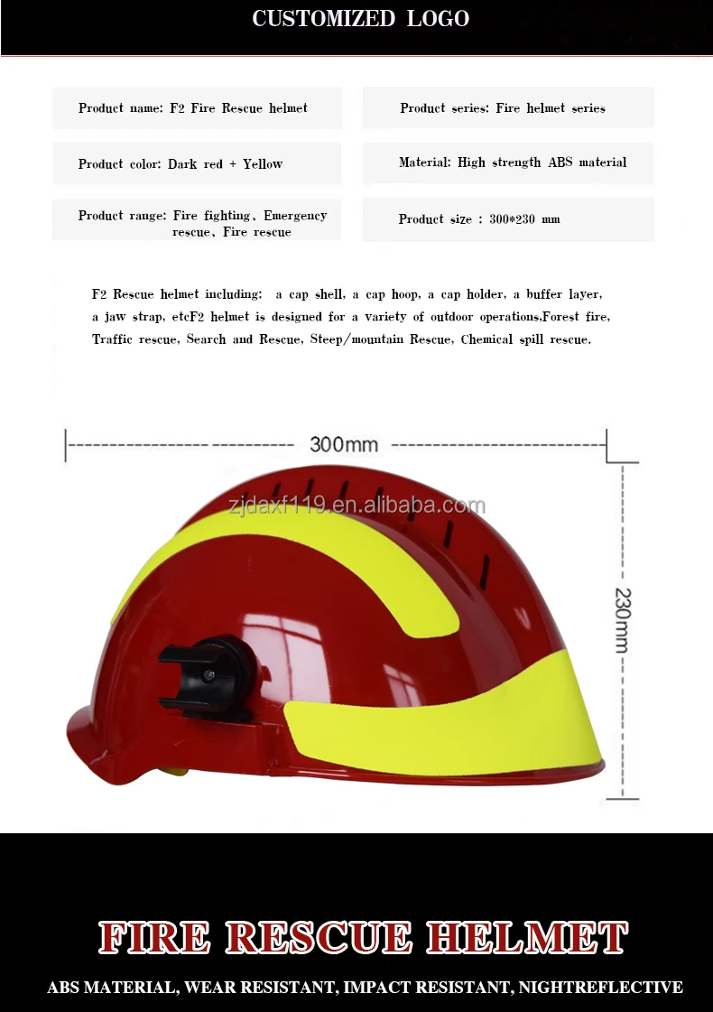 F2 High Quality Construction Safety Helmet - Firefighter Helmet Color Ranks