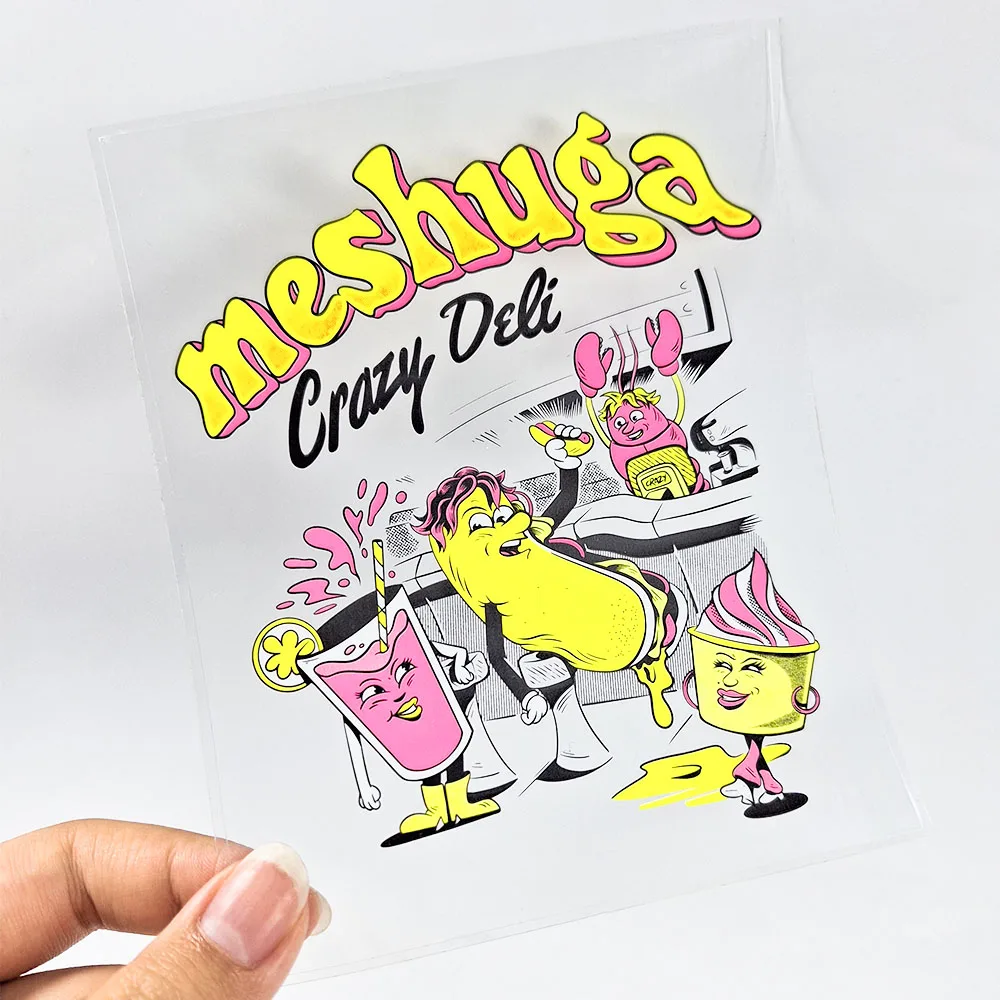 Personalized Transparent Vinyl Packaging Sticker Color Transparent ...