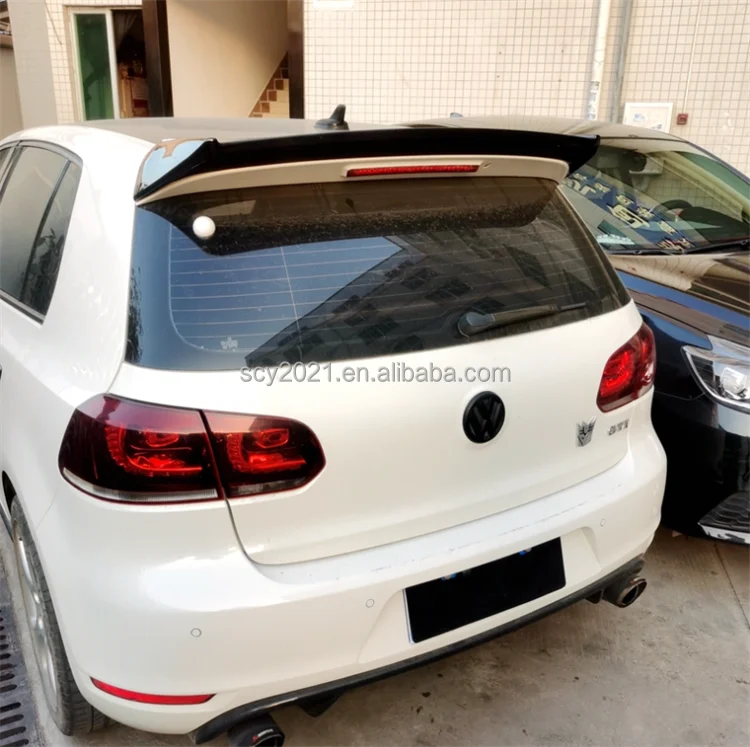 For Volkswagen MK6 GTI Spoiler 2010-2013 GOLF 6 R20 Spoiler ABS Plastic ...