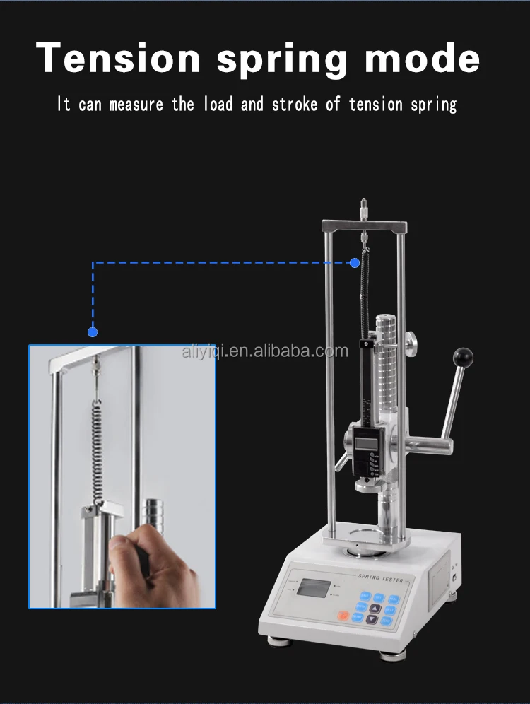 1000n 100kg 220lb Spring Tensile Test Instrument - Buy Spring Tensile ...