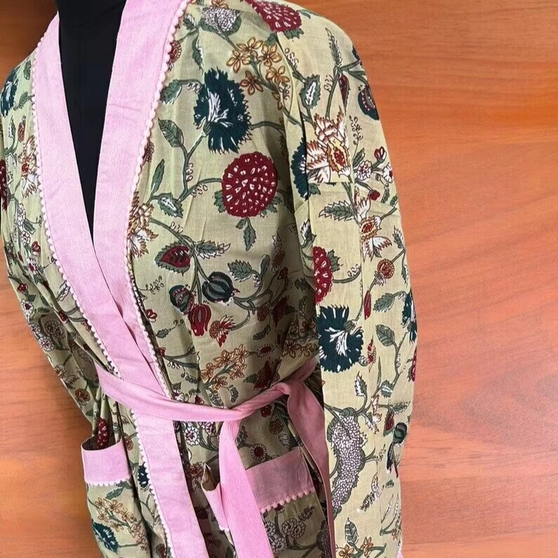 Handmade Cotton Kimono Jacket One-of-a-kind African Headtie Summer ...