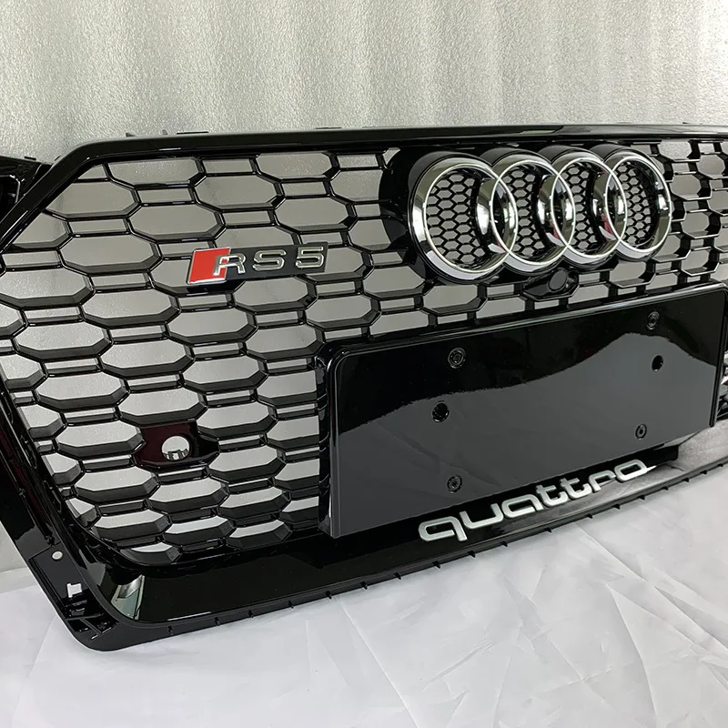 Custom Audi A5 Center Mesh Conversion Rs5 Front Bar Grille Honeycomb ...