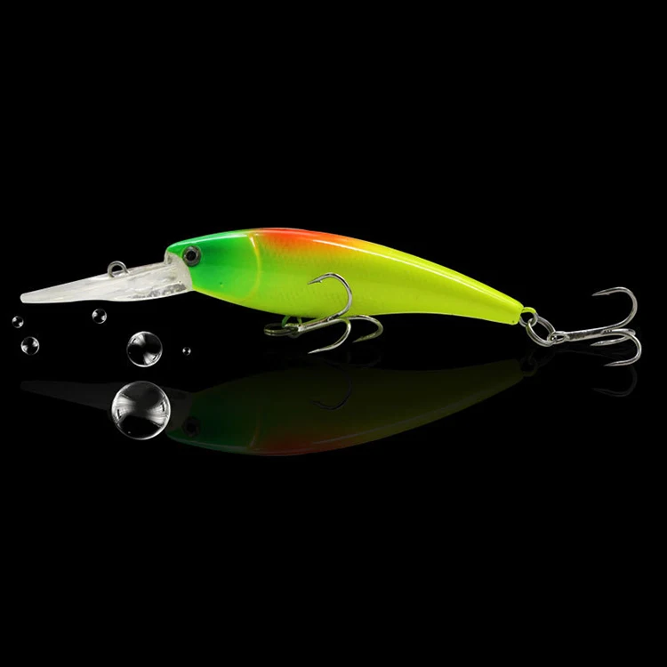 Tuerbai 7g90mm Deep Diving Lip Minnow Deep Diving Lures Fishing Minnow ...