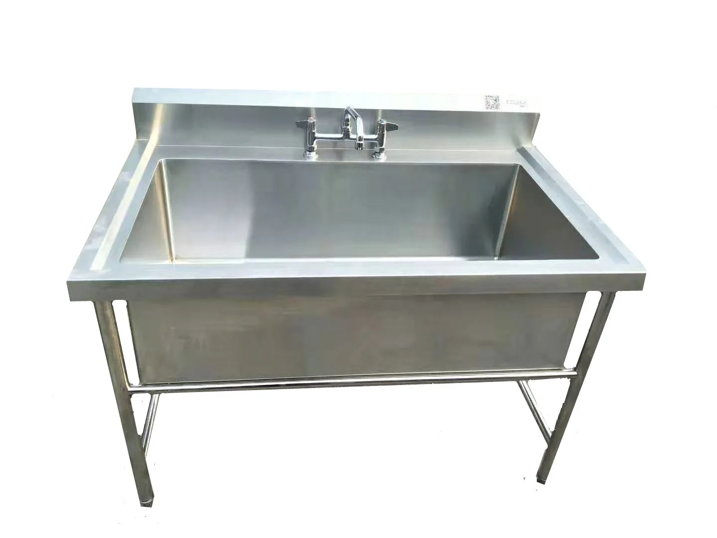 Hospital Foot Pedal Operated Hand Washing Sink - 304 SS