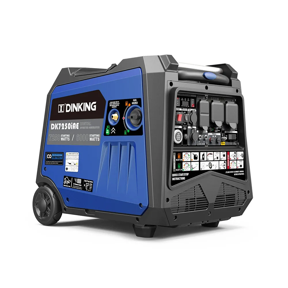 Dinking Silent Generators Pure Wave 7KW Camping Quite Inverter ...