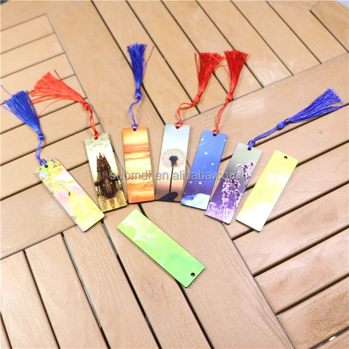 Wholesale Two Sided Printing DIY Rectangle Bookmarks