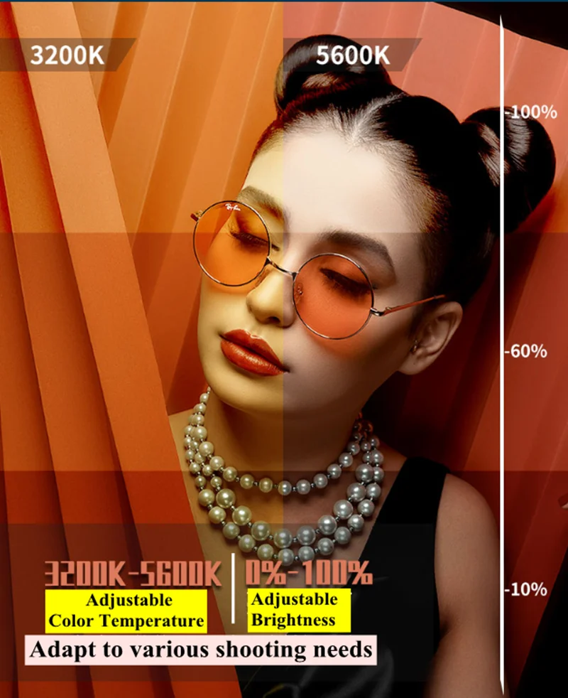 Live Broadcast Supplementary Light Film Video Studio Equipment LED ...