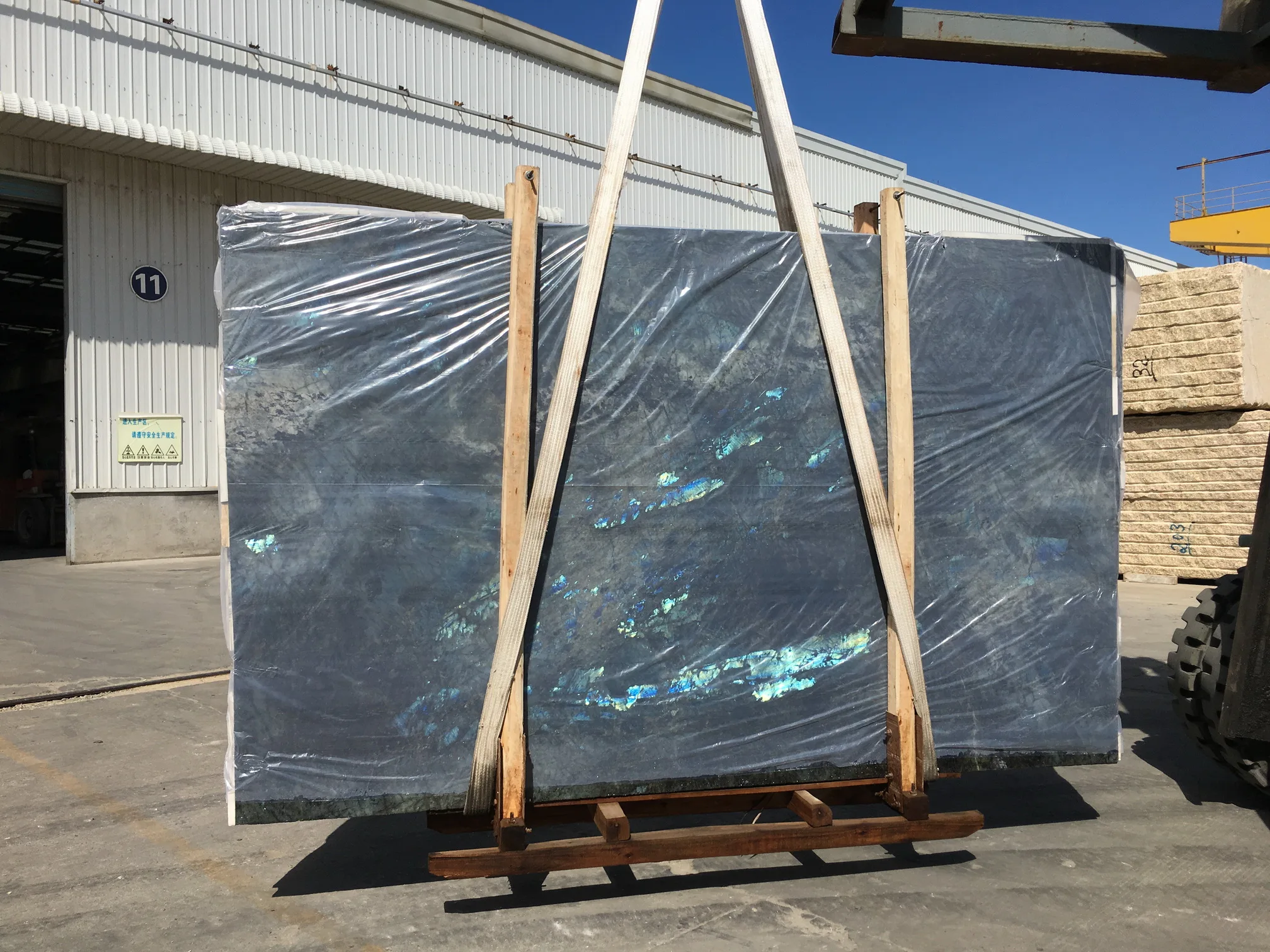 Madagascar Blue River Labradorite Granite Slabs For Kitchen Top Bar Top ...