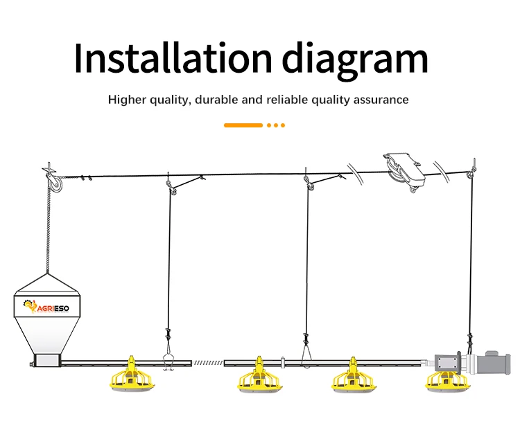 Agrieso Automatic Chicken Feeder Hopper - 80KG Capacity