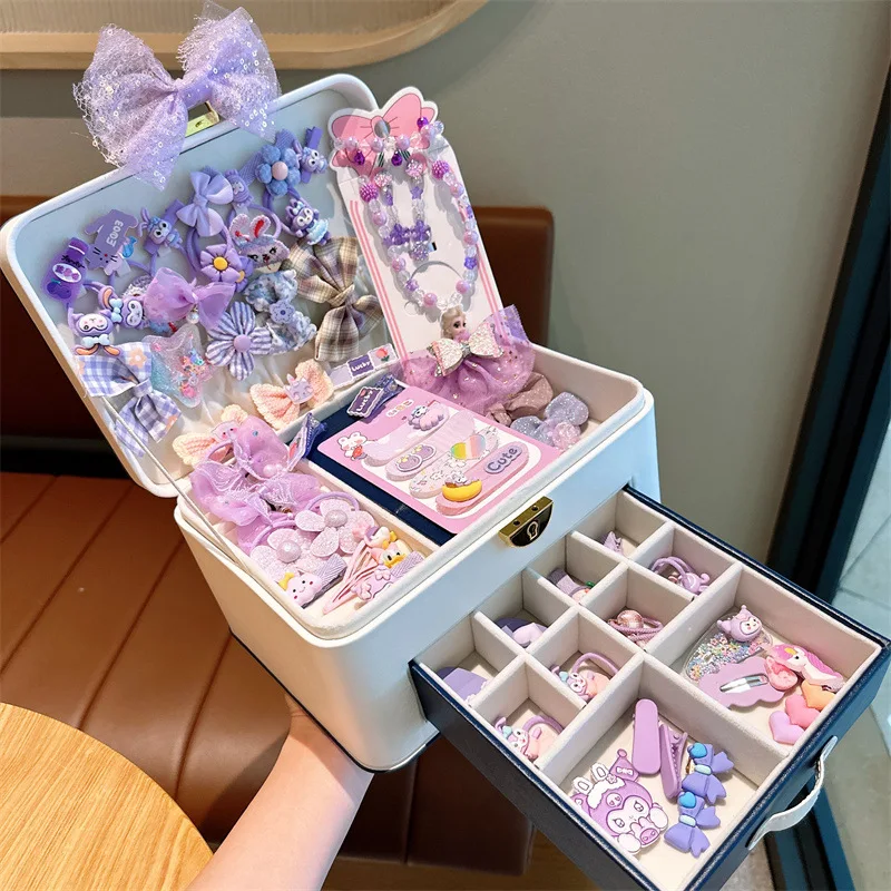 Korean Deluxe Gift Box - Hair Pin Jewelry Set for Girls