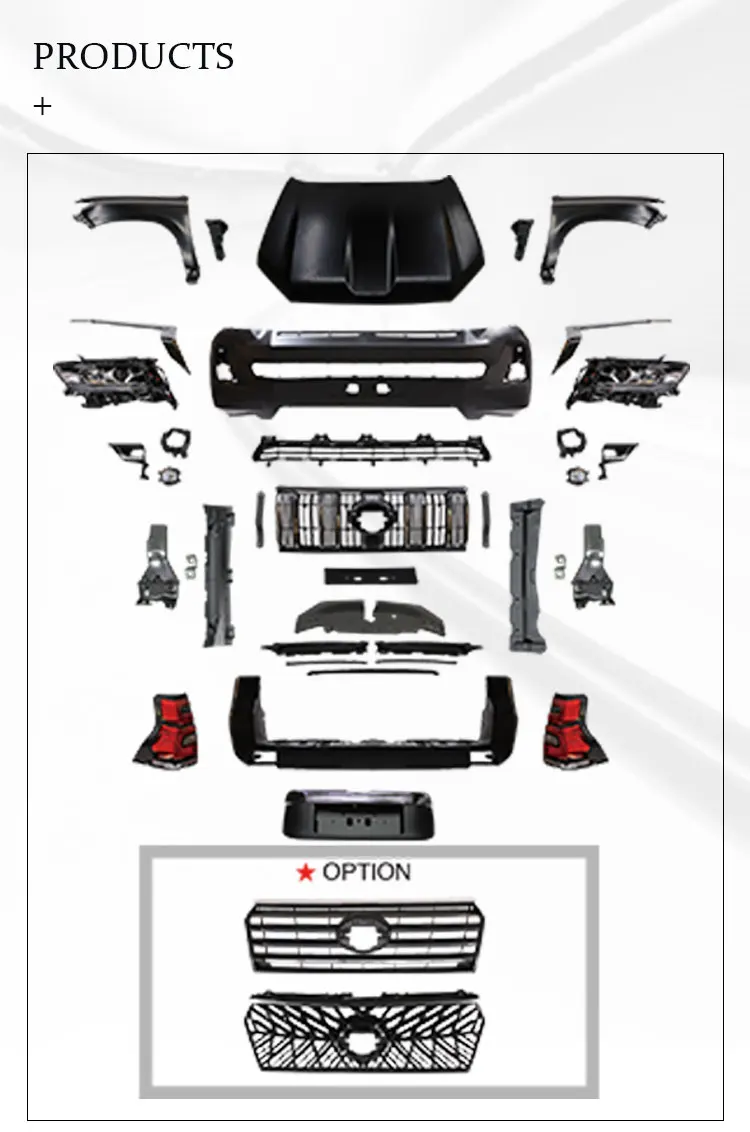 Gbt Facelift Bodykit Rear Front Bumper Grille Head Light 2010_2017 Upgrade To 2018 For Auto ...