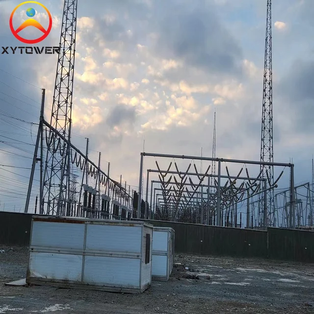 Galvanized Substation Steel Structure Power Transformer Substation ...