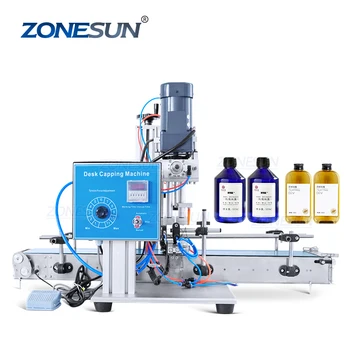 Zonesun Zs-xg6100c Spray Bottles Capper Dropper Bottle Screw Cap Tightening Machine Small ...