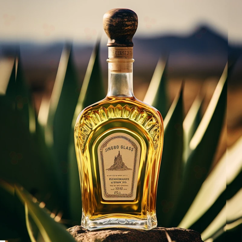 Jingbo Classic Design Mezcal Tequila Liqueur Glass Bottles 500ml 750ml ...