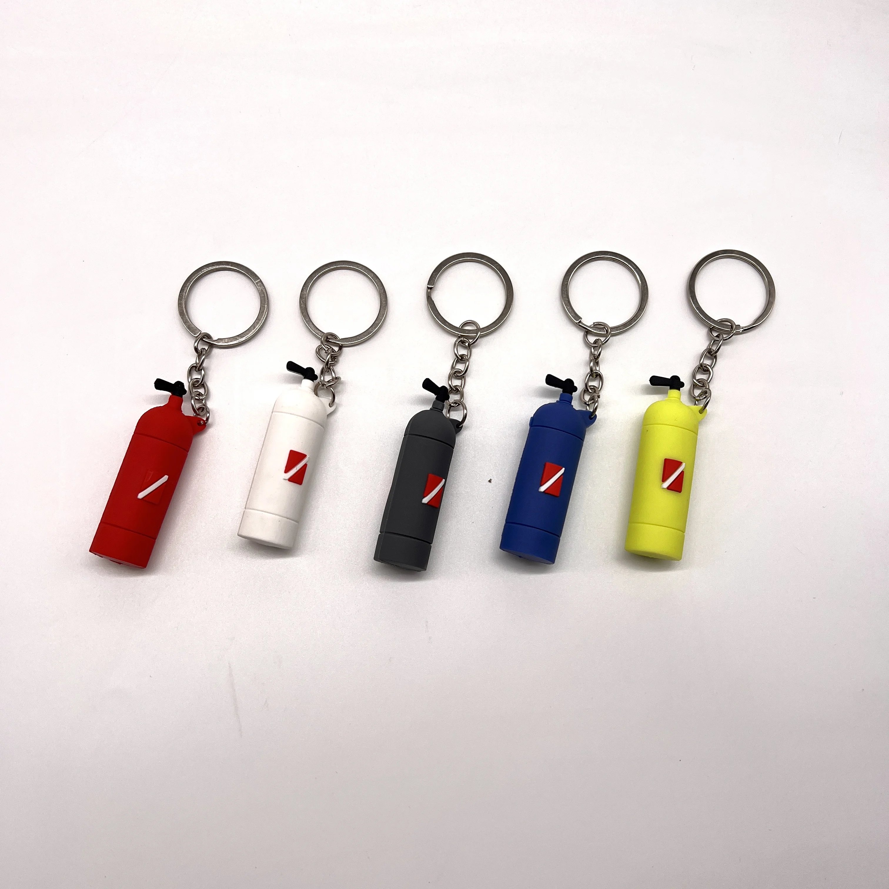 Rubber Fin tank Keychain Mini scuba tank Keychain Gift Souvenir ...
