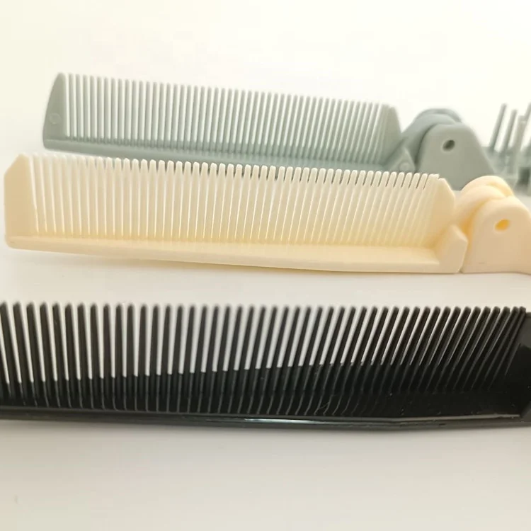 Portable Foldable Hair Comb Double End Comb Travel Beauty Hair Brush ...