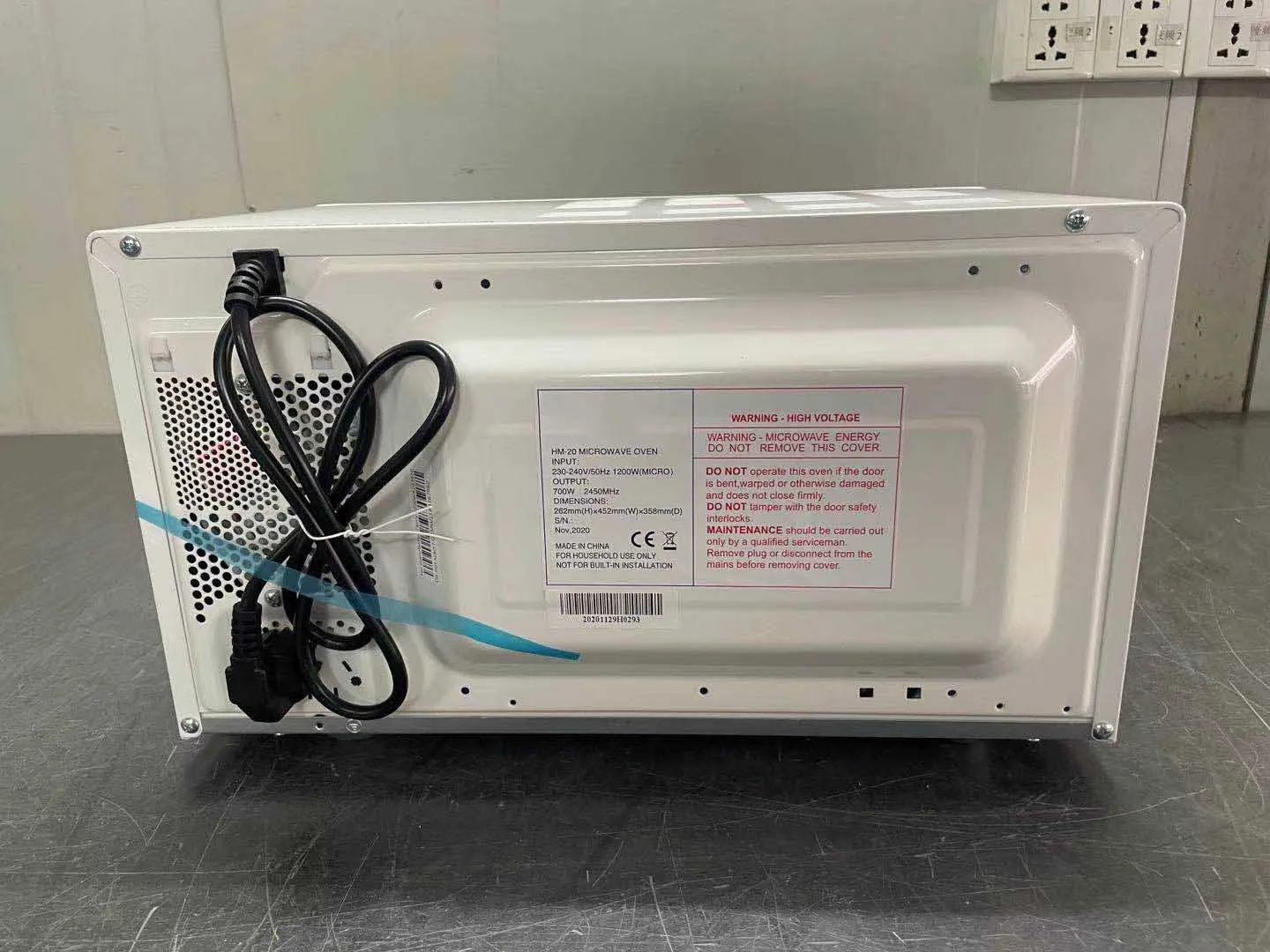 Kitchen Table Top 20l Capacity 700w Digital Control Board Microwave ...