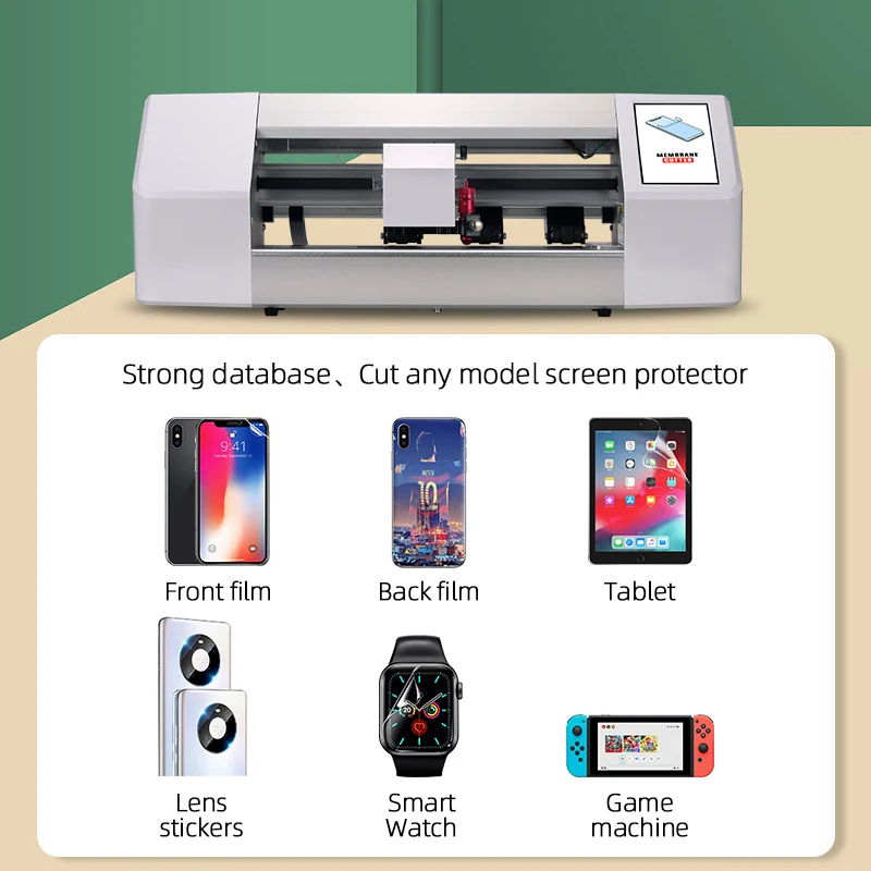 Soft Material Film Cutting Beautiful Shiny Back Protector Liquid Nano ...