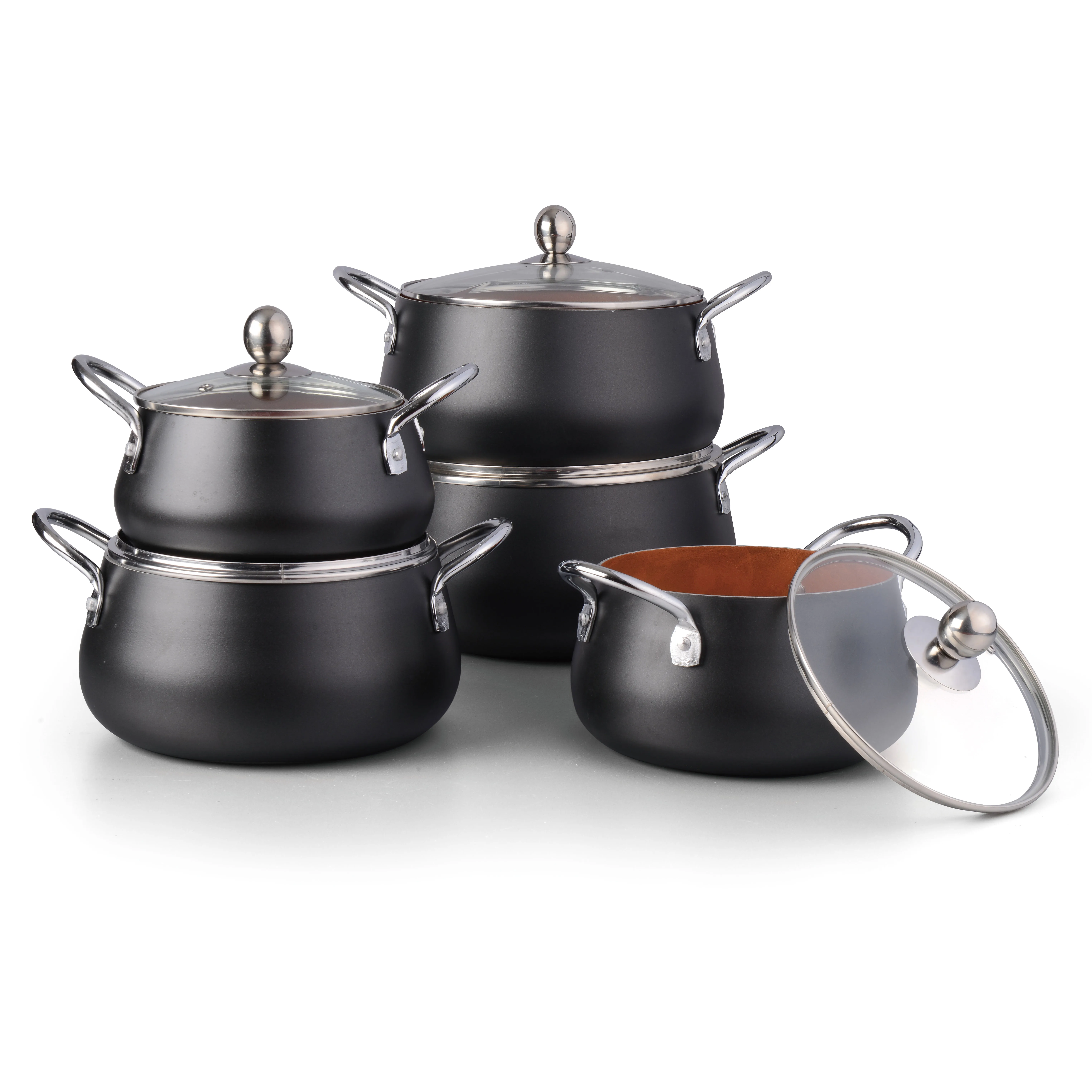 Royal Kitchenware New Designs Ceramic Core Aluminum Cookware Sets - Buy ...