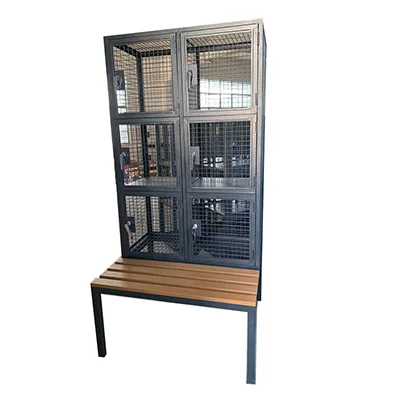 Custom Made Metal Ski Locker Iron Wire Mesh Lockers With Stainless ...