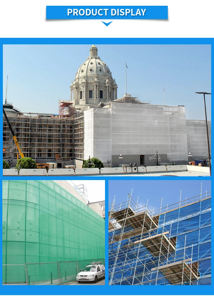 Hdpe Industrial Scaffold Dust Debris Protection Safety Mesh Net For Building Construction - Buy ...