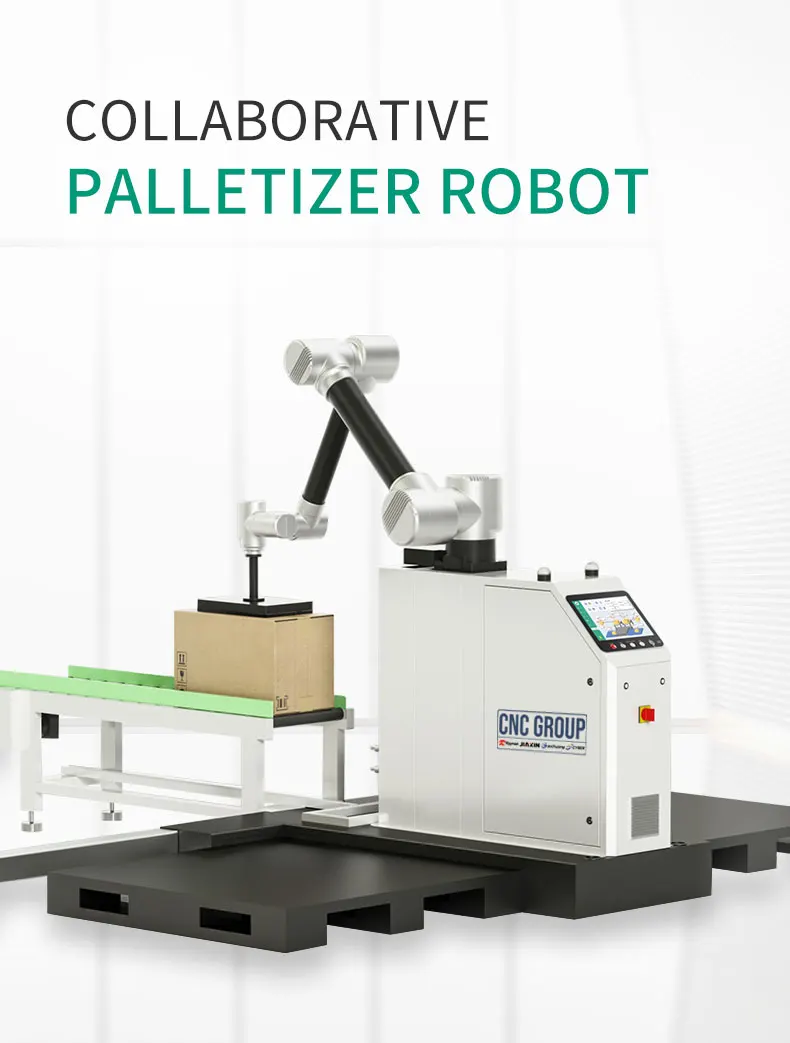Automatic Cobot Robot Palletizer Arm Gripper Carton Case Palletizer ...