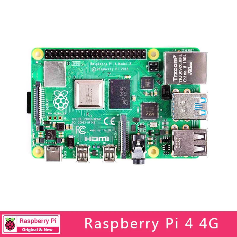 Raspberry Pi 4 Model B 1GB/2GB/4GB/8GB Boards Kit Original Complete ...