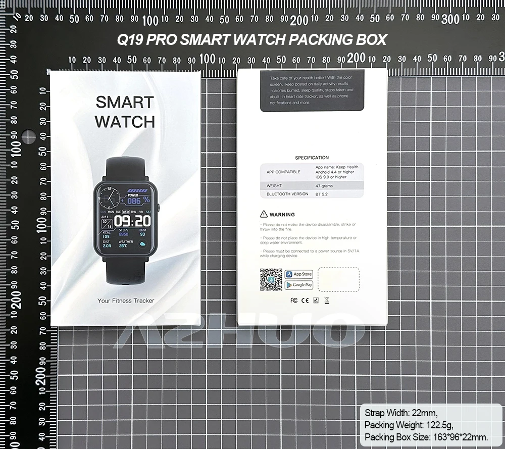 Q19 Pro Reloj Inteligente Ce Rohs Smart Watch Touch Screen 1.69 Inch ...