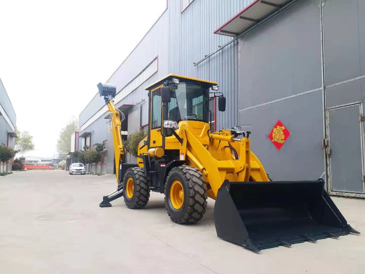 HQ Backhoe Loader Retroexcavadora Small Size Pro Backhoe Loader With ...