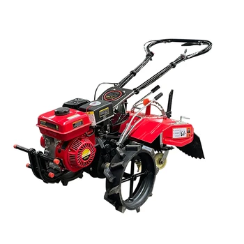 7hp 15hp Power Tiller Diesel Engine Walking Tractor Agriculture 4 Wheel ...