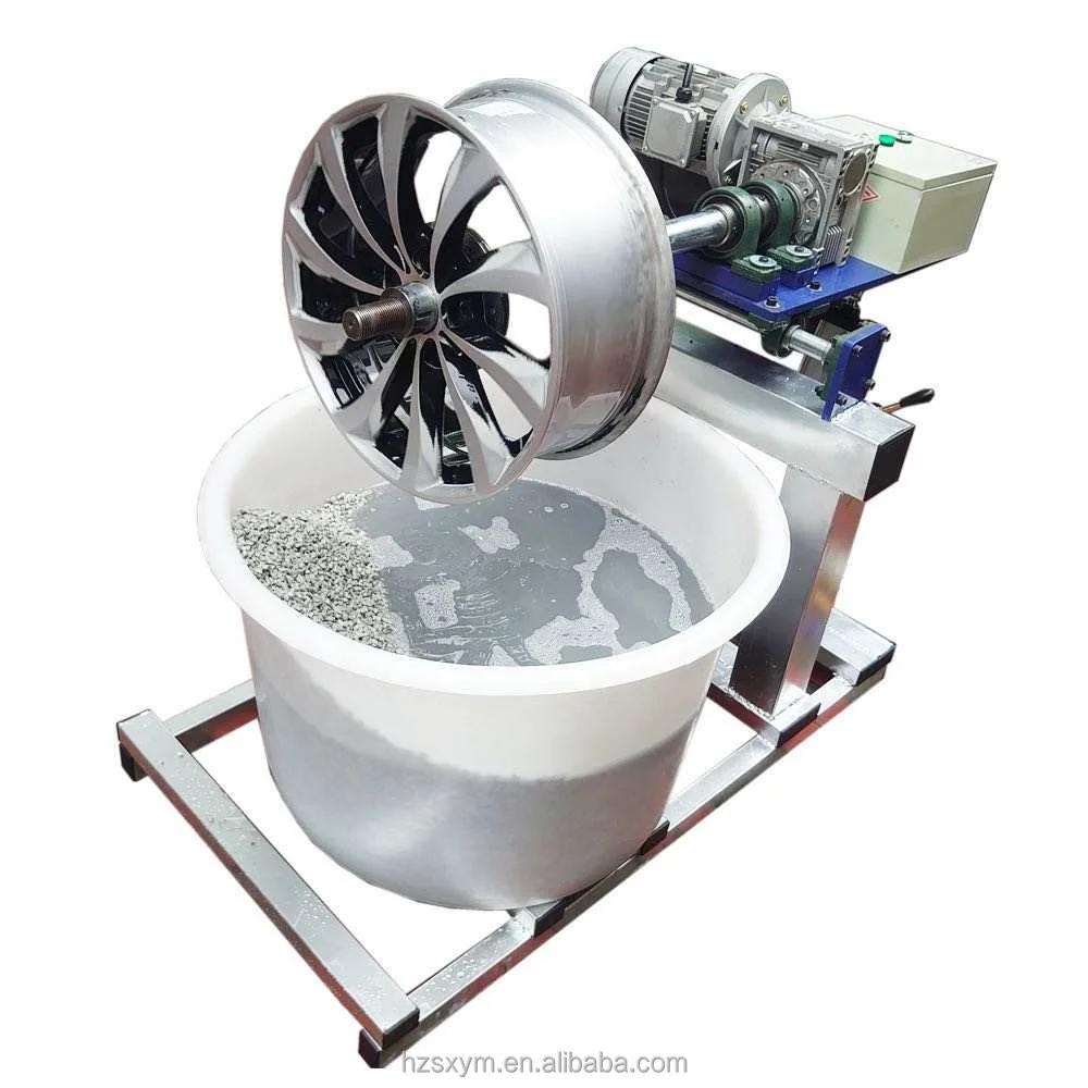 Easy-to-operate Vibratory Polishing Machine For Alloy Wheel Surface For ...