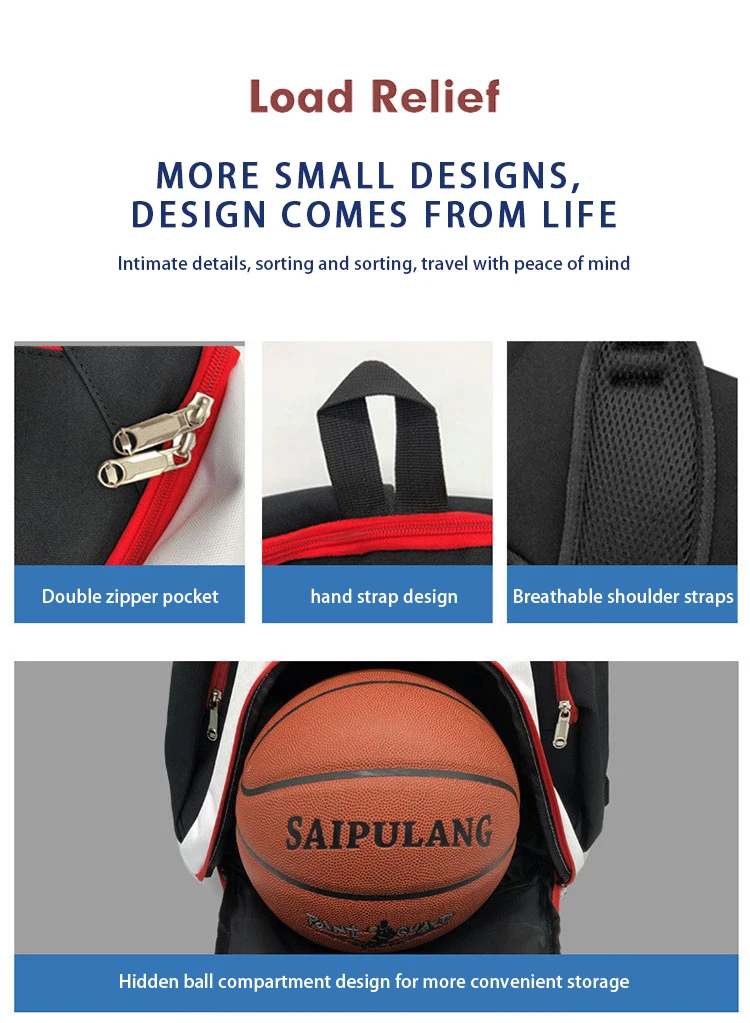 Custom Logo Basketball Backpack - Durable & Versatile