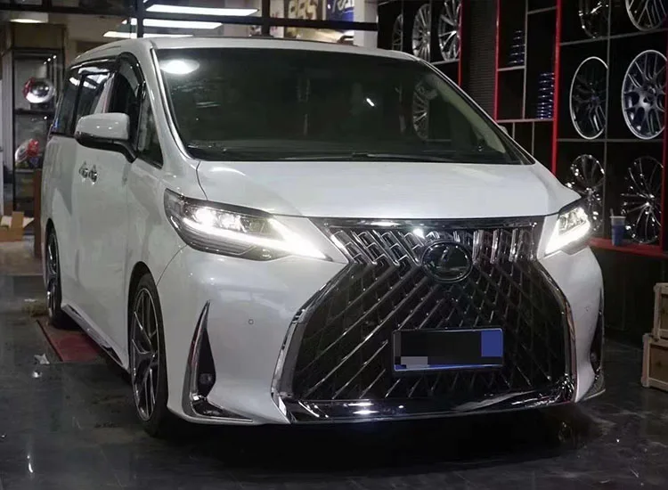 Body Kit For Alphard 2019 With Headlight Taillight Fender For To Yo Ta ...