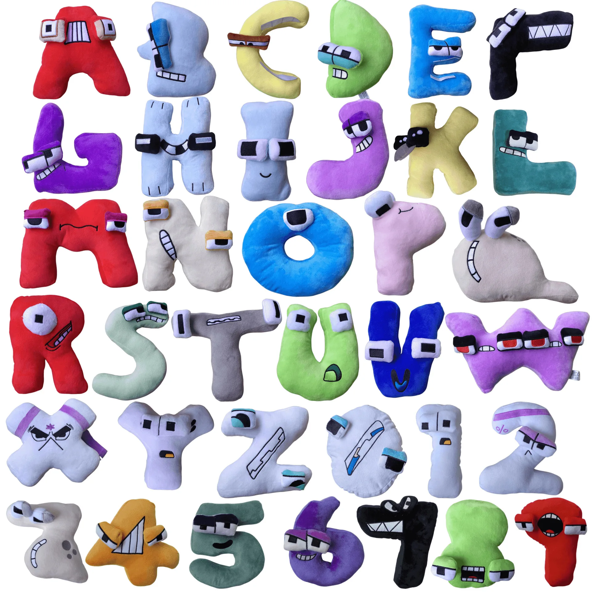Cute Numberlore Alphabet Lore Anime Plush Toy Doll Digital Knowledge ...