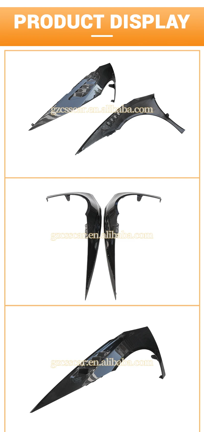 Css Style Carbon Car Side Fender For Lamborghini Hurracan Lp610 Front ...