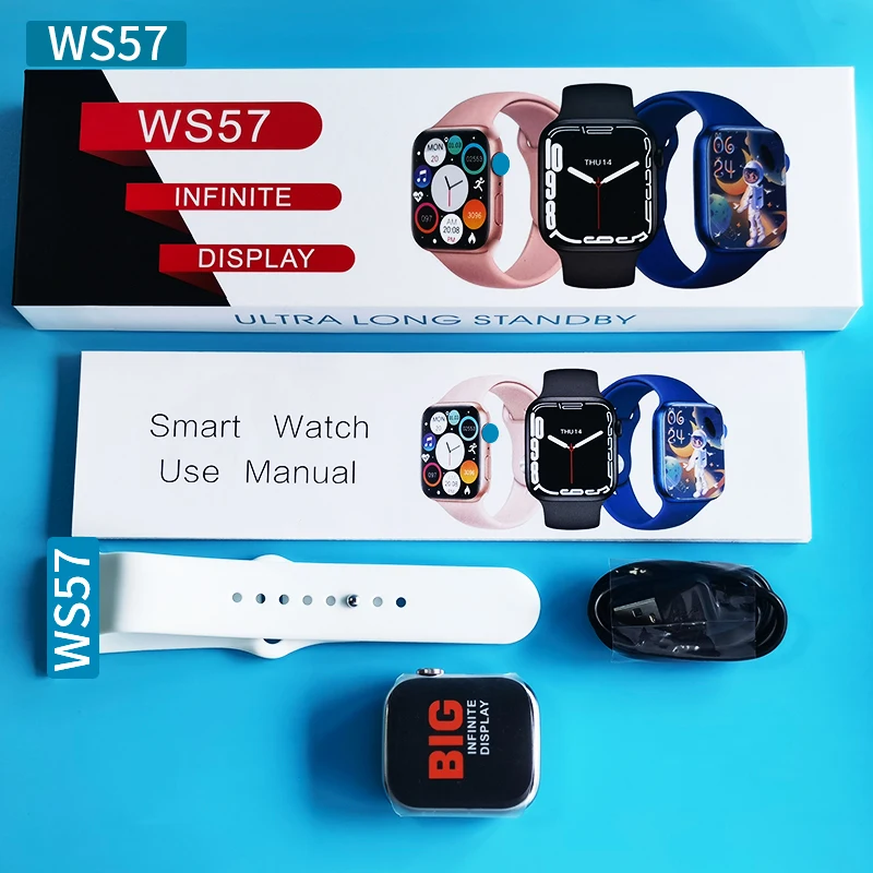 Ws57 Smart Watch 2.0 Inch Ai Voice Assistant Bt Call Ip68 Reloj Series ...