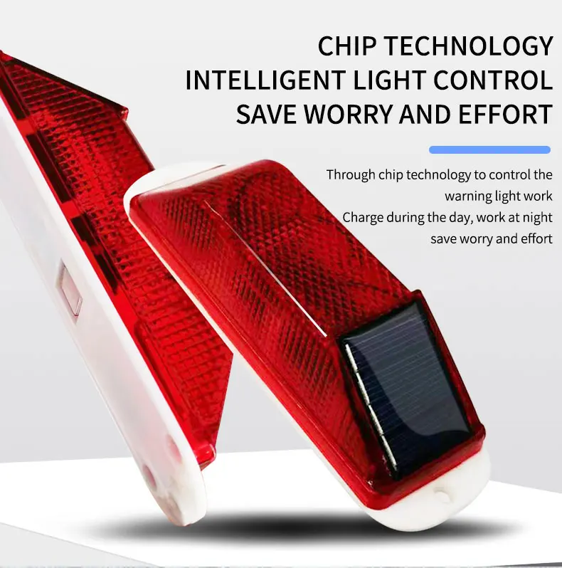 Customizable Color Solar Outline Markers Flashing Solar Warning Lights ...