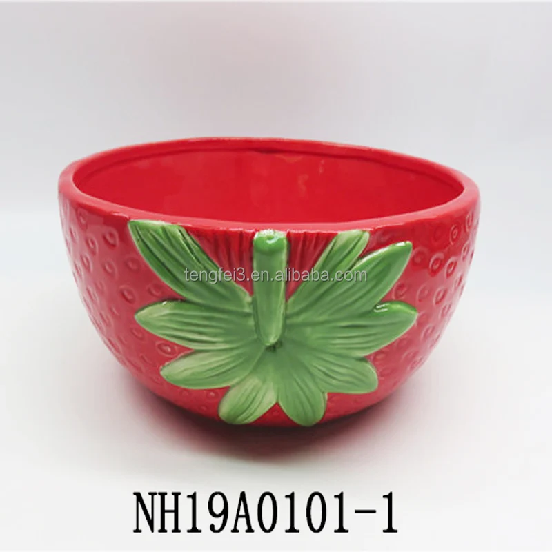 New 3 Pcs Set Serving Plate Fruits Shaped Bowls Strawberry Porcelain ...