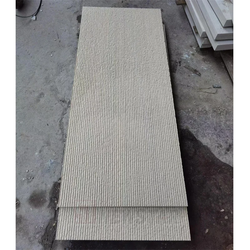 Newstar New Design 3D Limestone Stone Curve Tile Stone Concave Flute ...