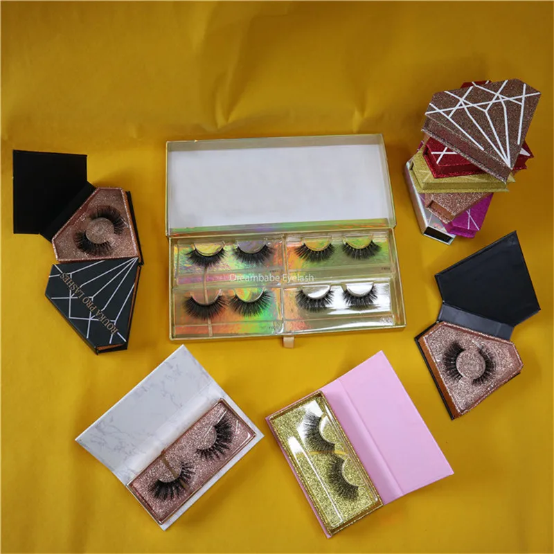 Free Sample 25mm Eyelashes Wholesale Handmade Popular Styles Diamond ...