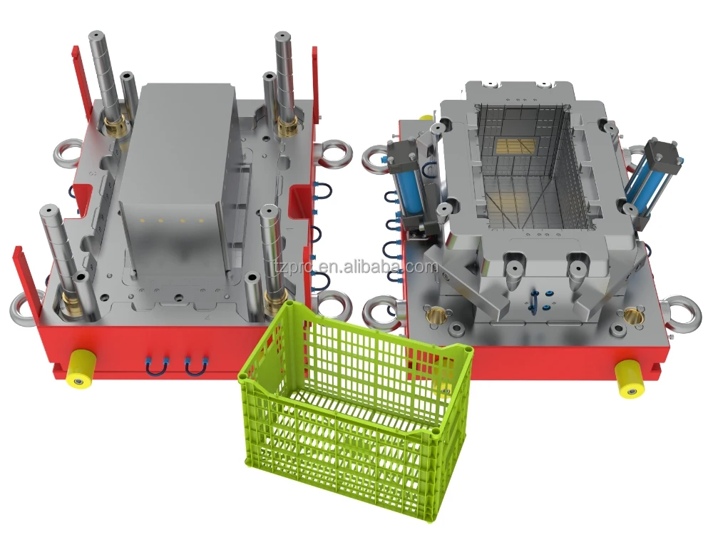 Vegetables Fruits Transport Logistics Plastic Crate Box Injection Mould ...