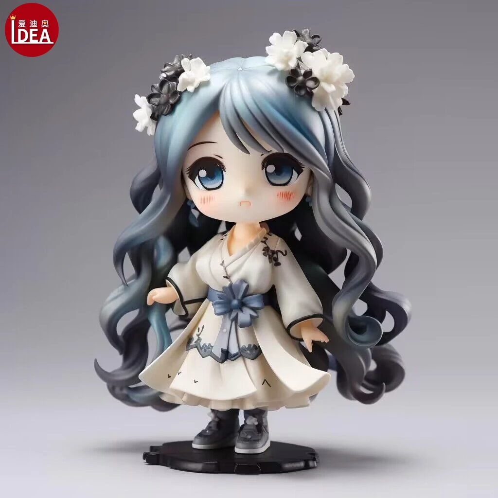 Action Figures Anime Display Case Oem Resin Toy Figure Cute Girl ...